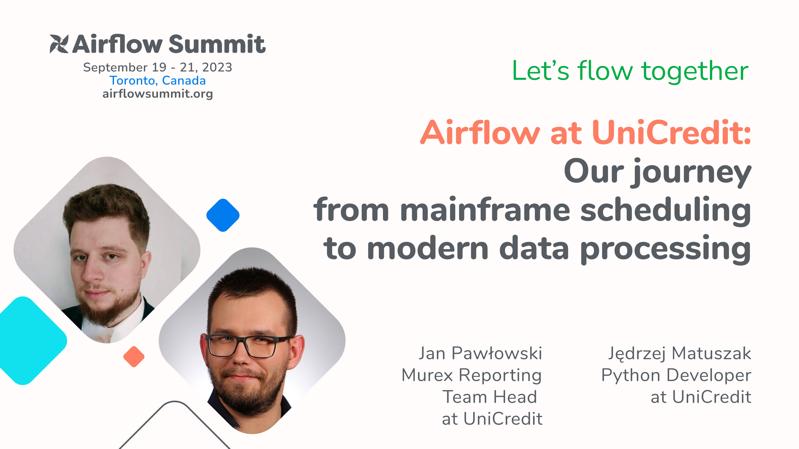 Airflow at UniCredit: Our journey from mainframe scheduling to modern data processing | Airflow ...