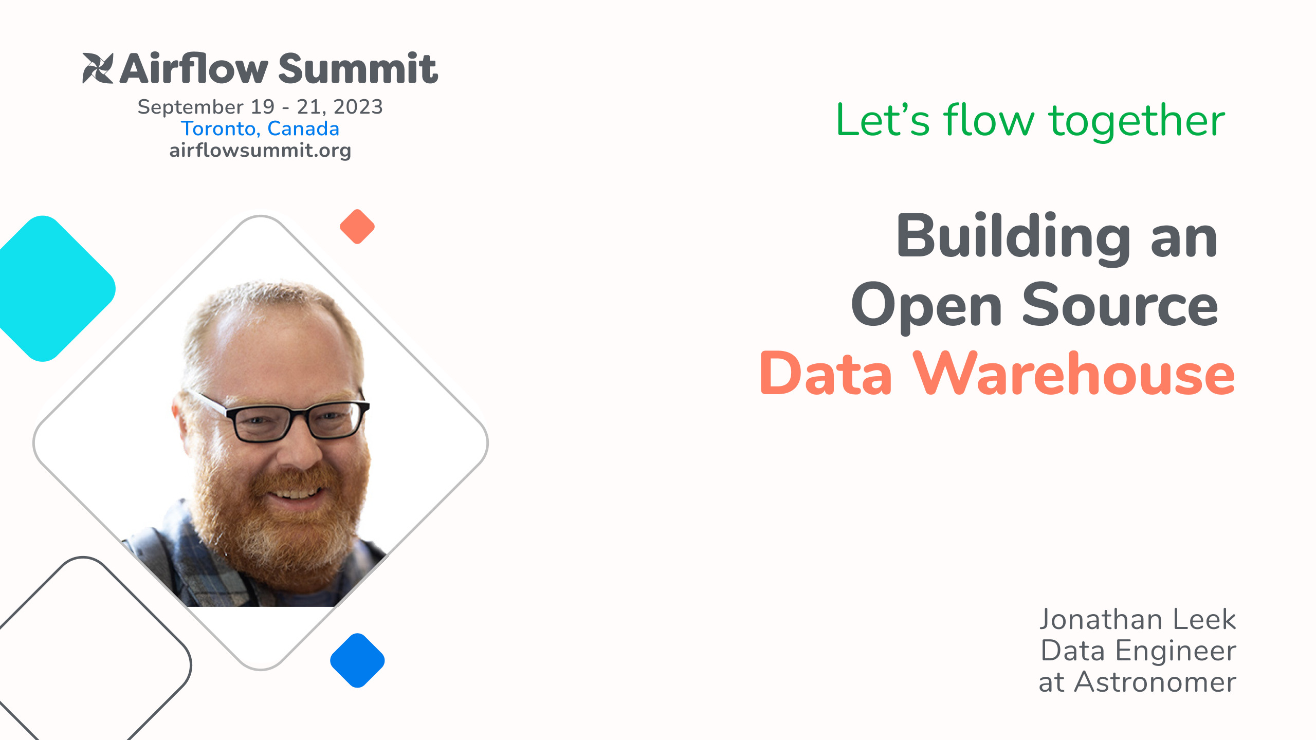 Building an Open Source Data Warehouse | Airflow Summit